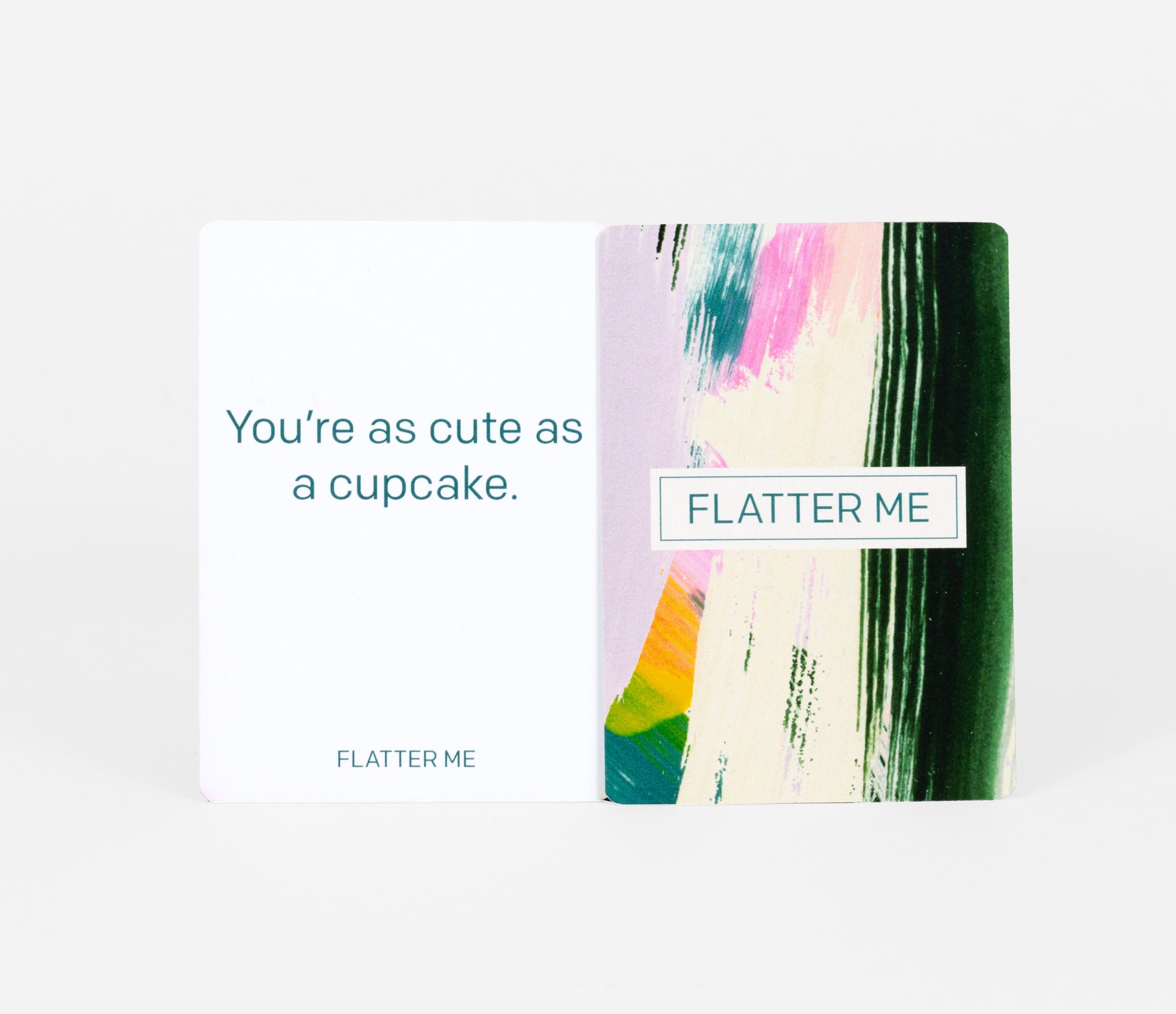 Flatter Me: A Compliment Battle Card Game – Pink Tiger Games